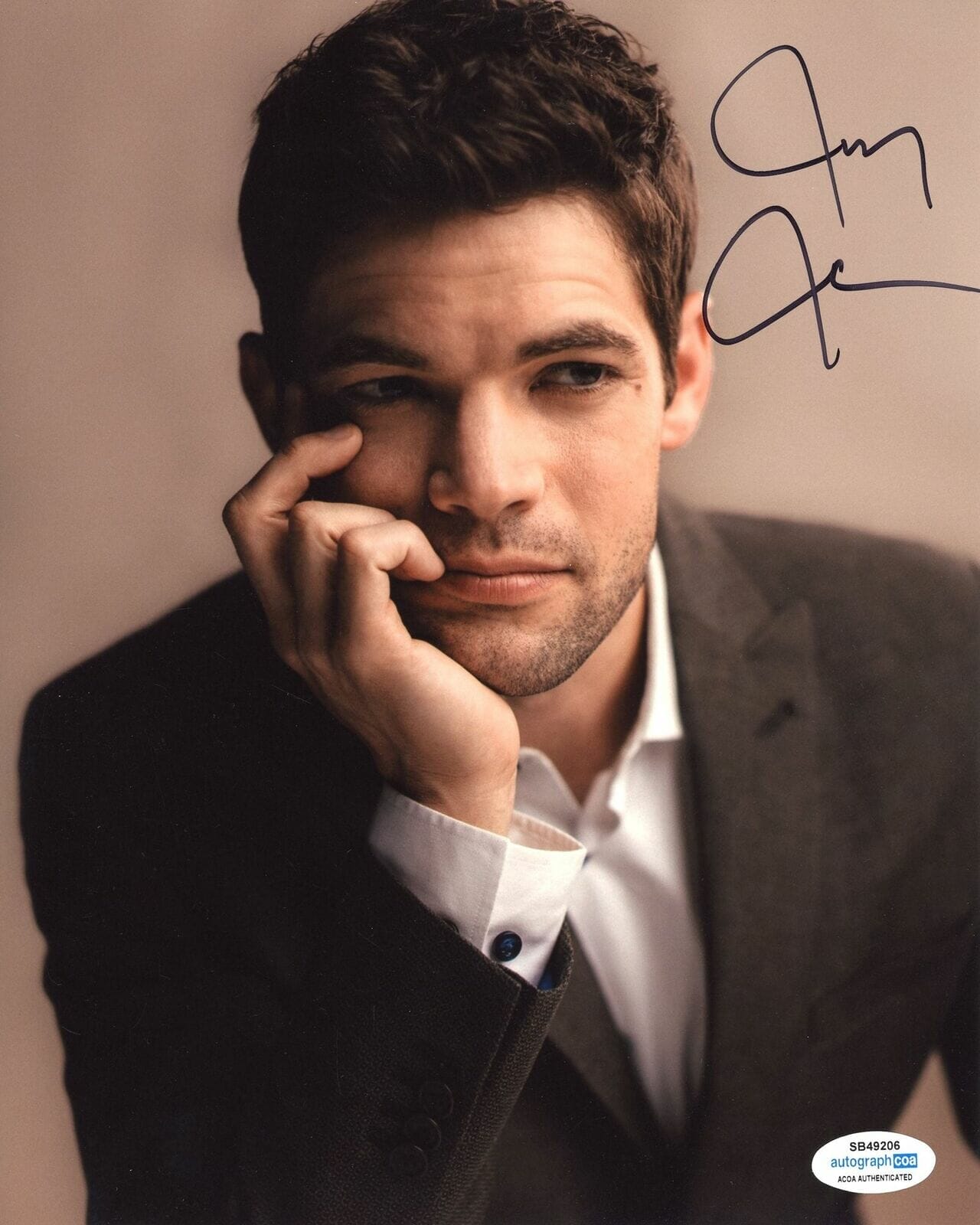 Jeremy Jordan Signed 8x10 Photo 2 Acoa Autographia