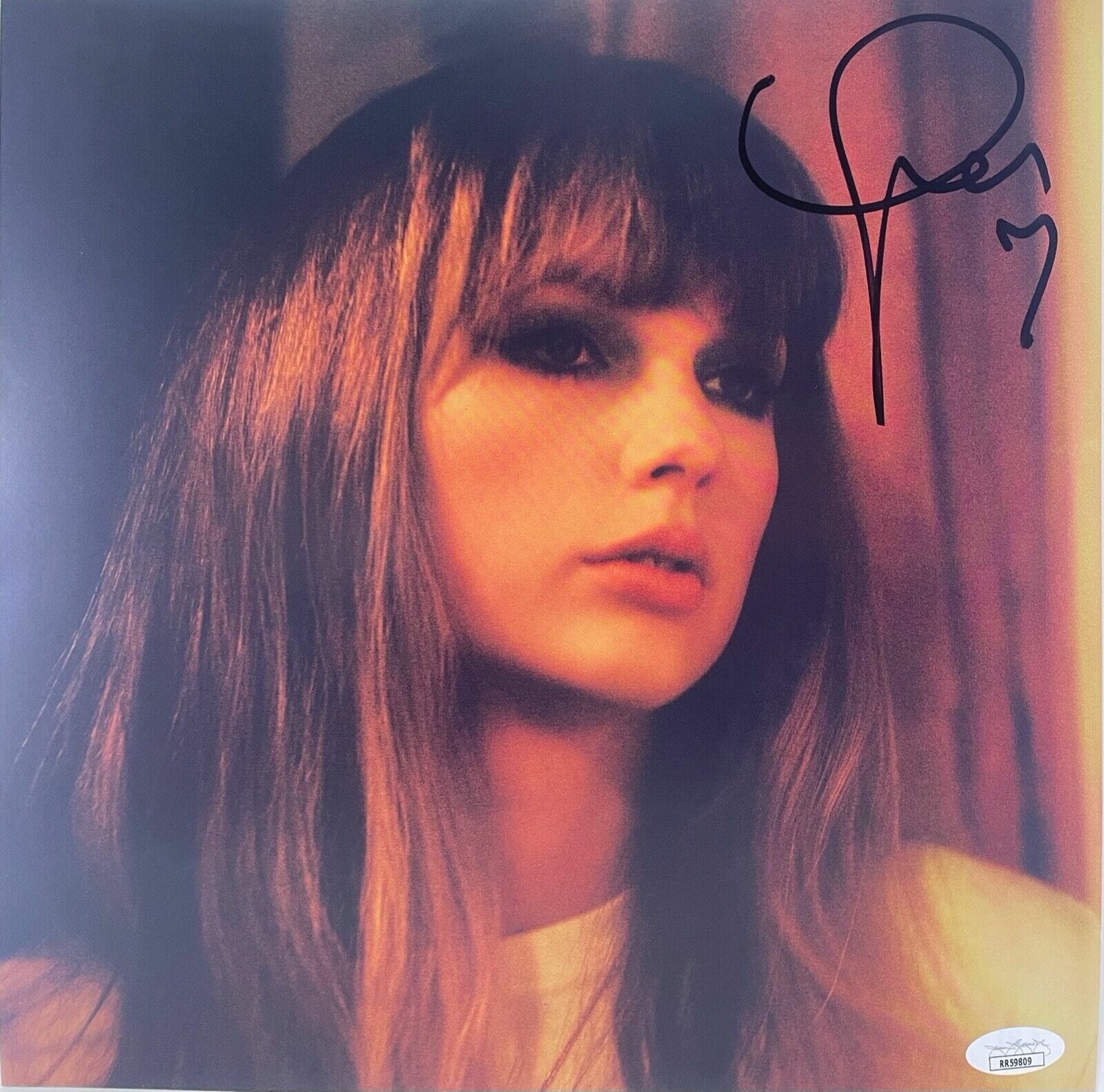 TAYLOR SWIFT Signed Autograph Vinyl LP Insert TAYLOR SWIFT Signed Autograph Vinyl LP Insert