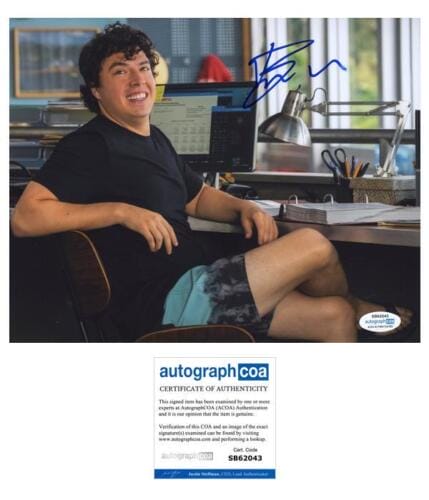 Jon Bass Baywatch Autograph Signed Ronnie Greenbaum 8x10 Photo Acoa Autographia