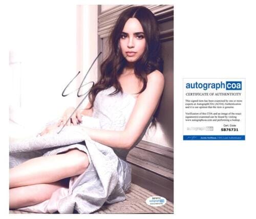 Sofia Carson "Disney's Descendants" AUTOGRAPH Signed 8x10 Photo B ACOA | Autographia