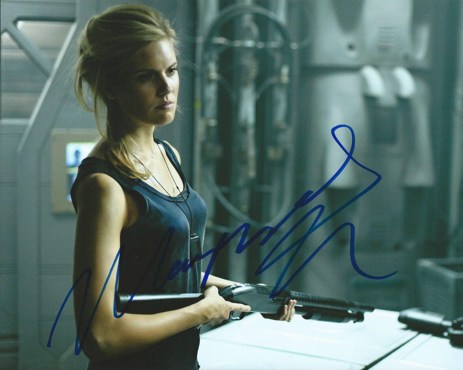 Gfa Taken Lost Sexy Actress Maggie Grace Signed 8x10 Photo Mh2 Coa