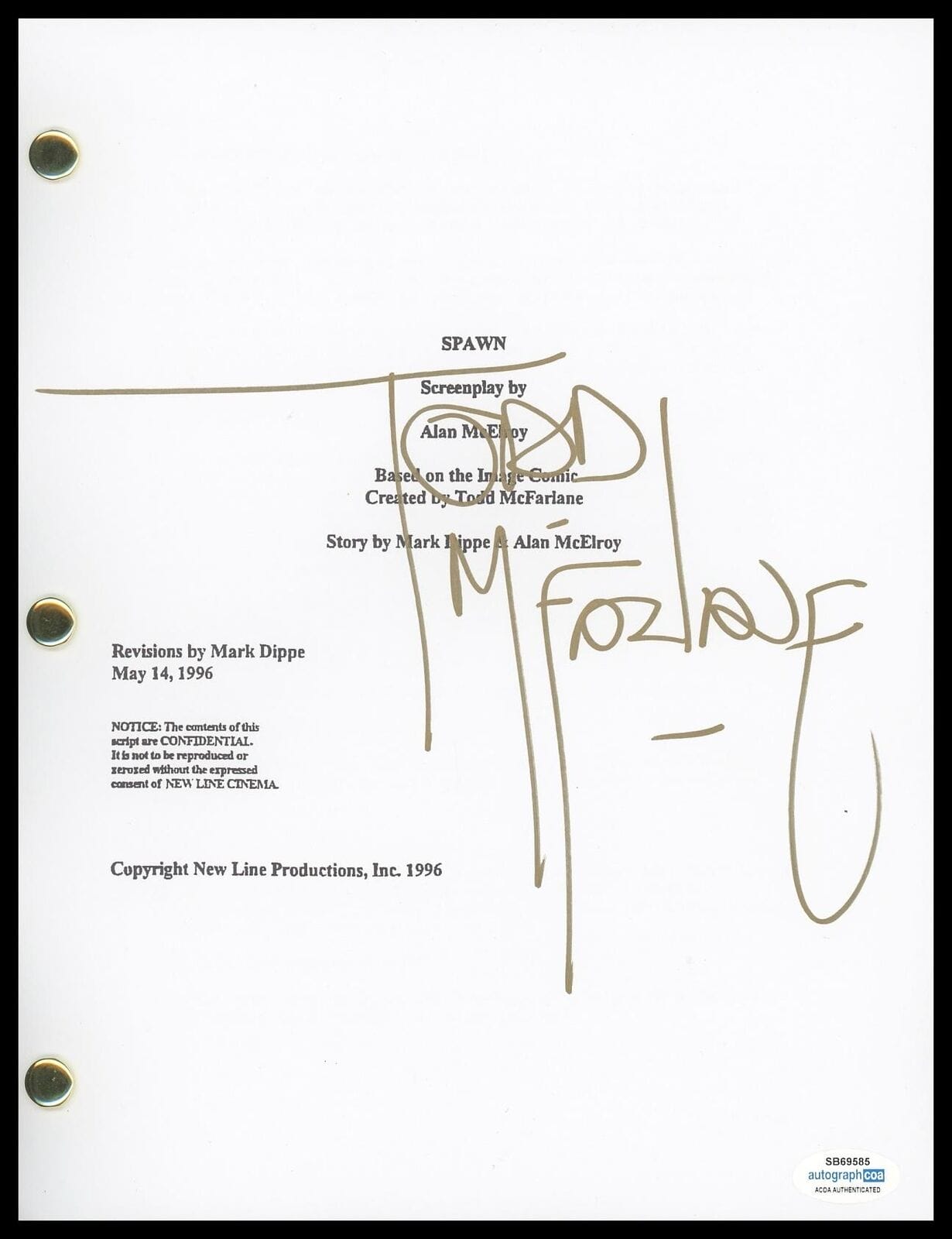 Todd McFarlane Todd McFarlane
