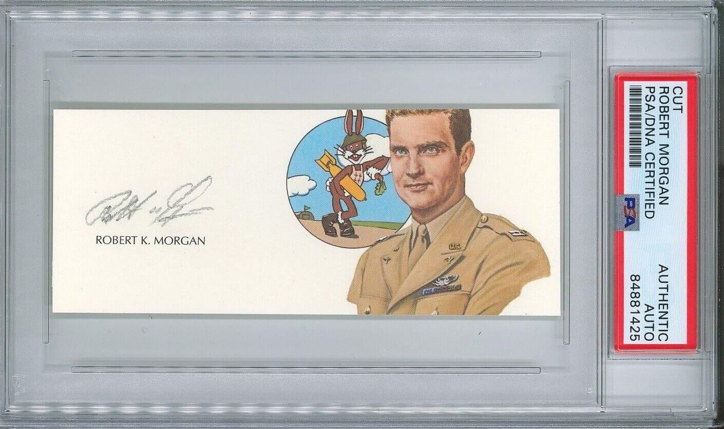 ROBERT MORGAN SIGNED CUT SIGNATURE PSA DNA 84881425 (D) WWII MEMPHIS ... ROBERT MORGAN SIGNED CUT SIGNATURE PSA DNA 84881425 (D) WWII MEMPHIS ...