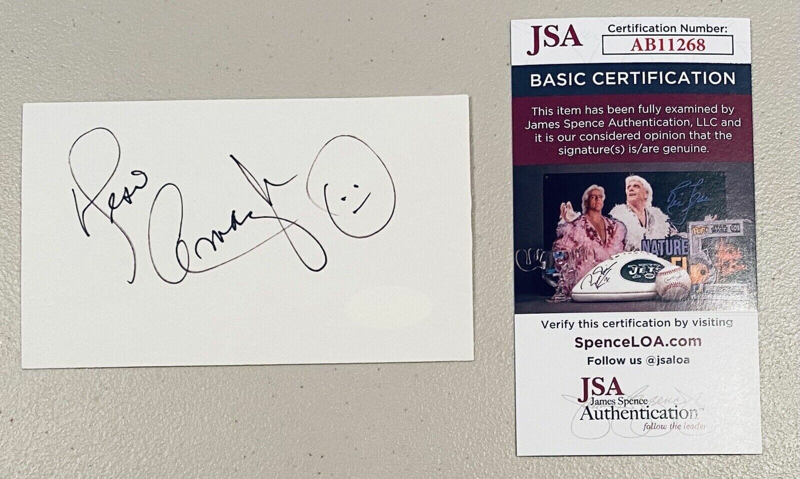 Desi Arnaz Jr Signed Autographed 3x5 Card Jsa Certified Heres Lucy