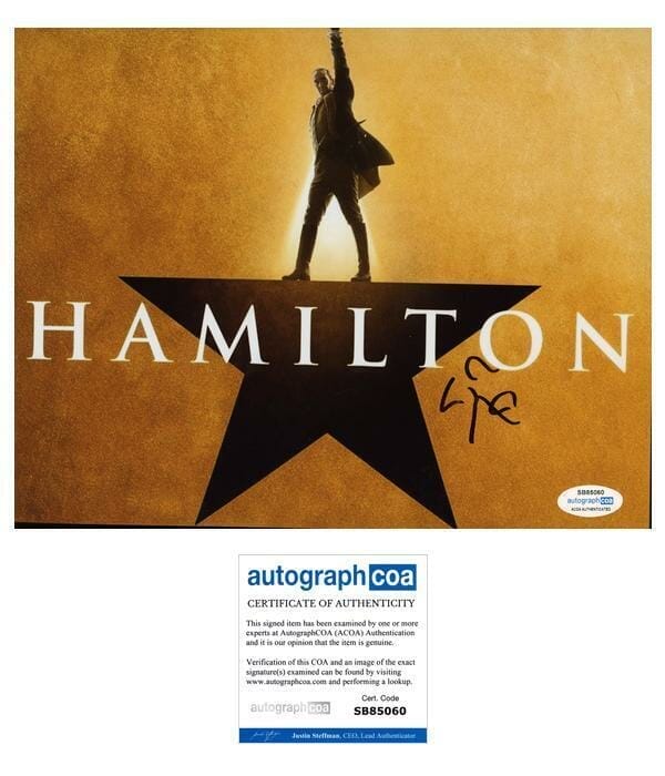 Lin-Manuel Miranda "Hamilton" AUTOGRAPH Signed 'Alexander' 8x10 Photo D ACOA | Autographia