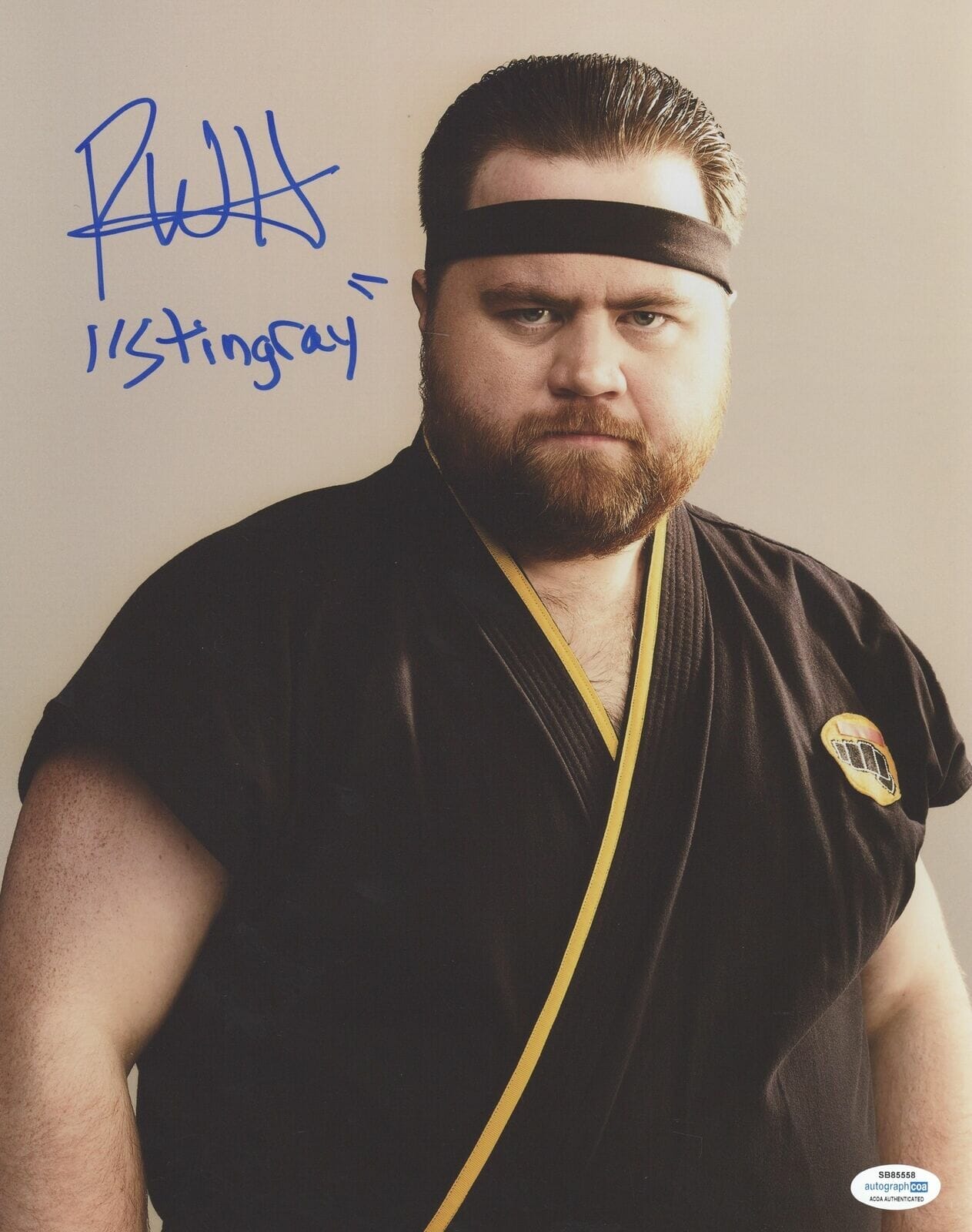 Paul Walter Hauser Cobra Kai Autograph Signed Stingray 11x14 Photo