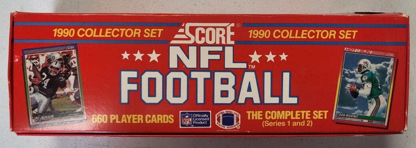 1990 Score Collectors Set Nfl Football Complete Card Set 660 Opens In A 
