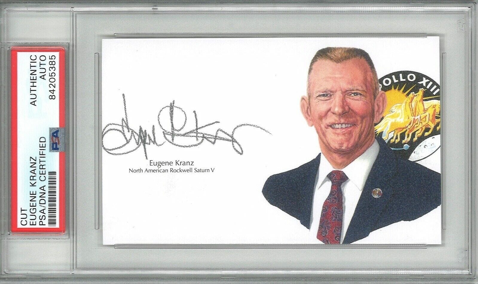 EUGENE KRANZ SIGNED CUT SIGNATURE PSA DNA 84205385 NASA APOLLO 13 Opens ... EUGENE KRANZ SIGNED CUT SIGNATURE PSA DNA 84205385 NASA APOLLO 13 Opens ...