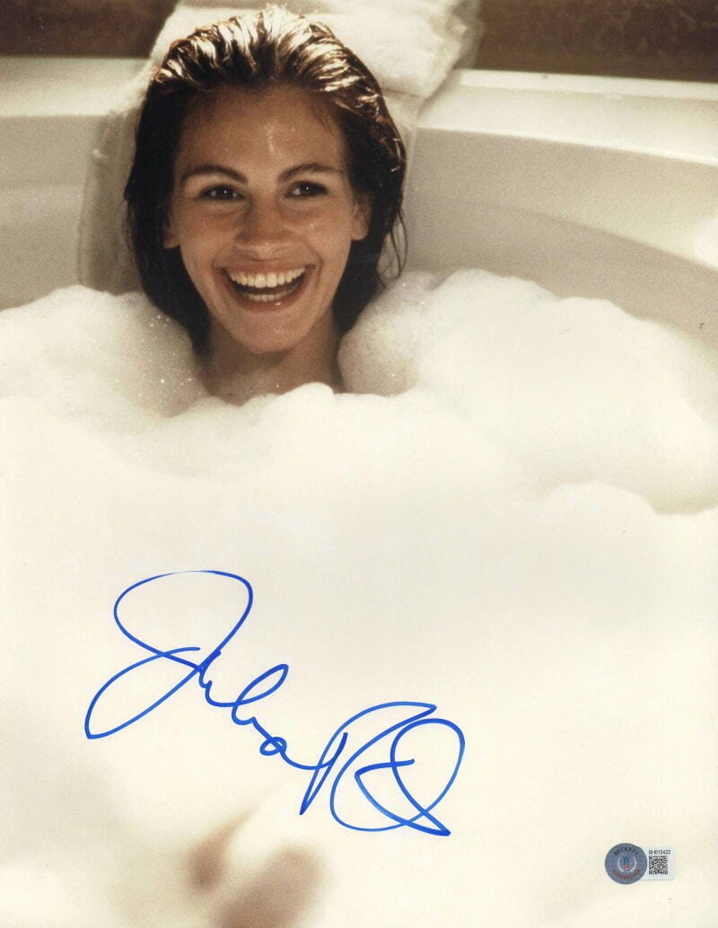 JULIA ROBERTS SIGNED 11X14 PHOTO PRETTY WOMAN RARE FULL SIGNATURE AUTO ...