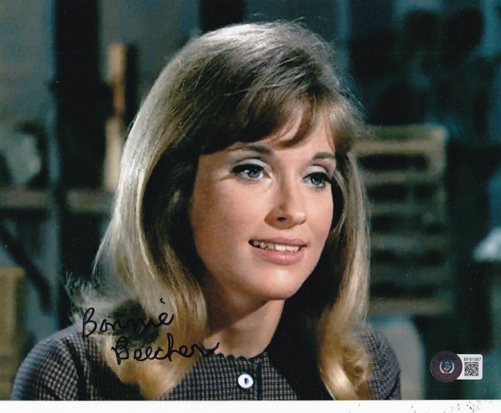 BONNIE BEECHER signed (THE FUGITIVE) autographed 8X10 photo BECKETT BAS ...