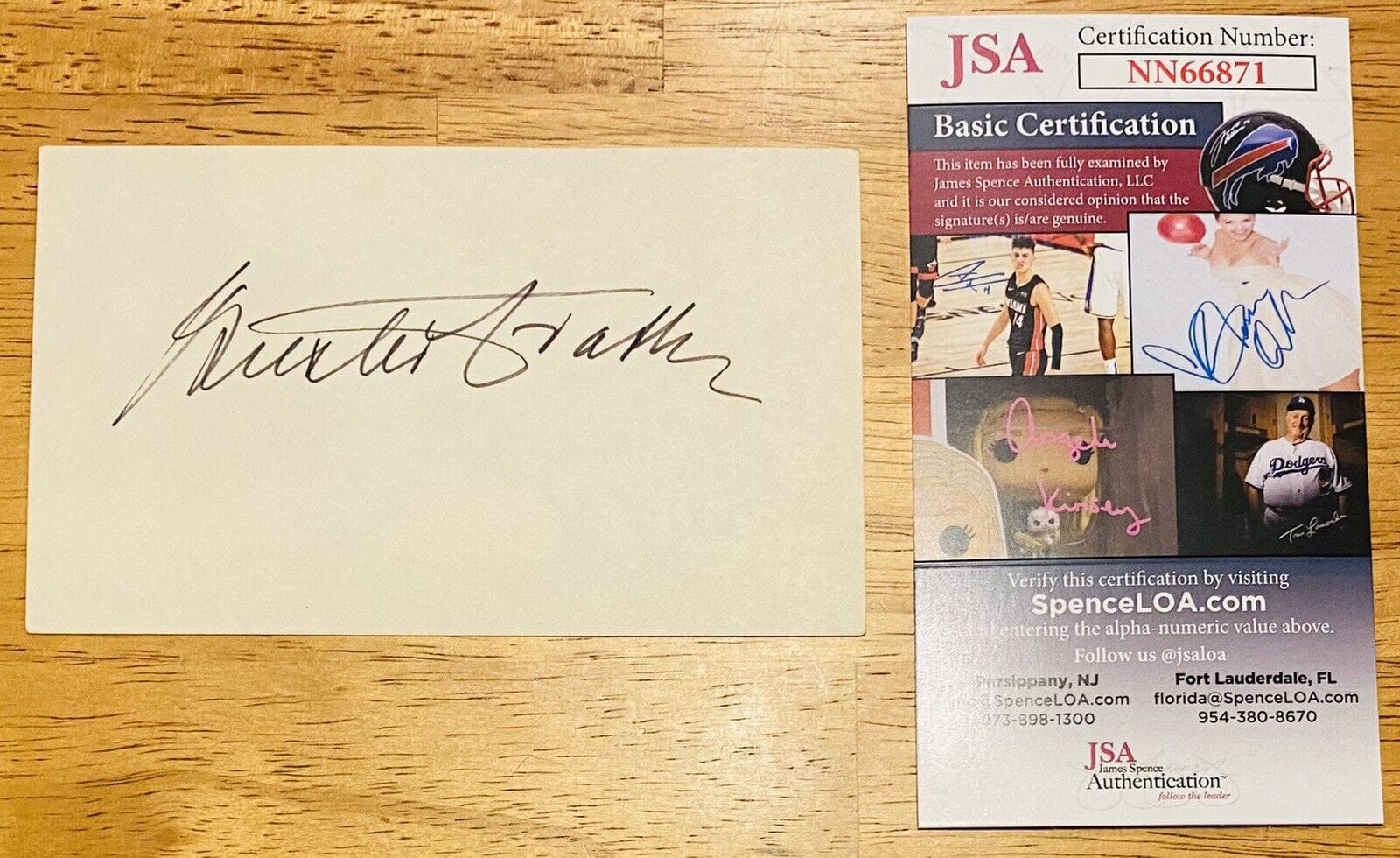 Buster Crabbe Signed Autographed 3x5 Card JSA Tarzan Buck Rogers Flash ...